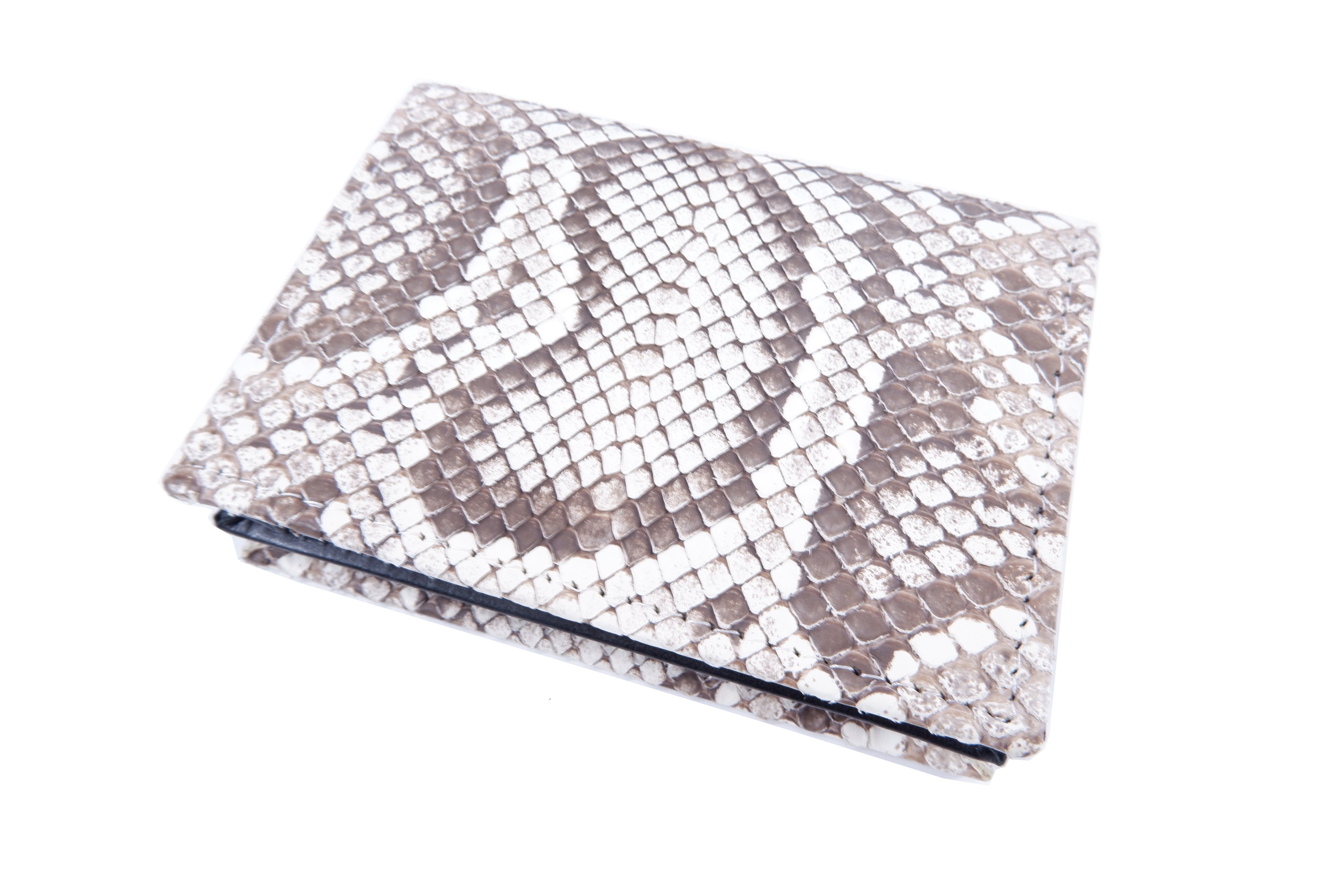 Genuine Burmese Python Skin Business & Credit Card Holder Wallet – PELGIO