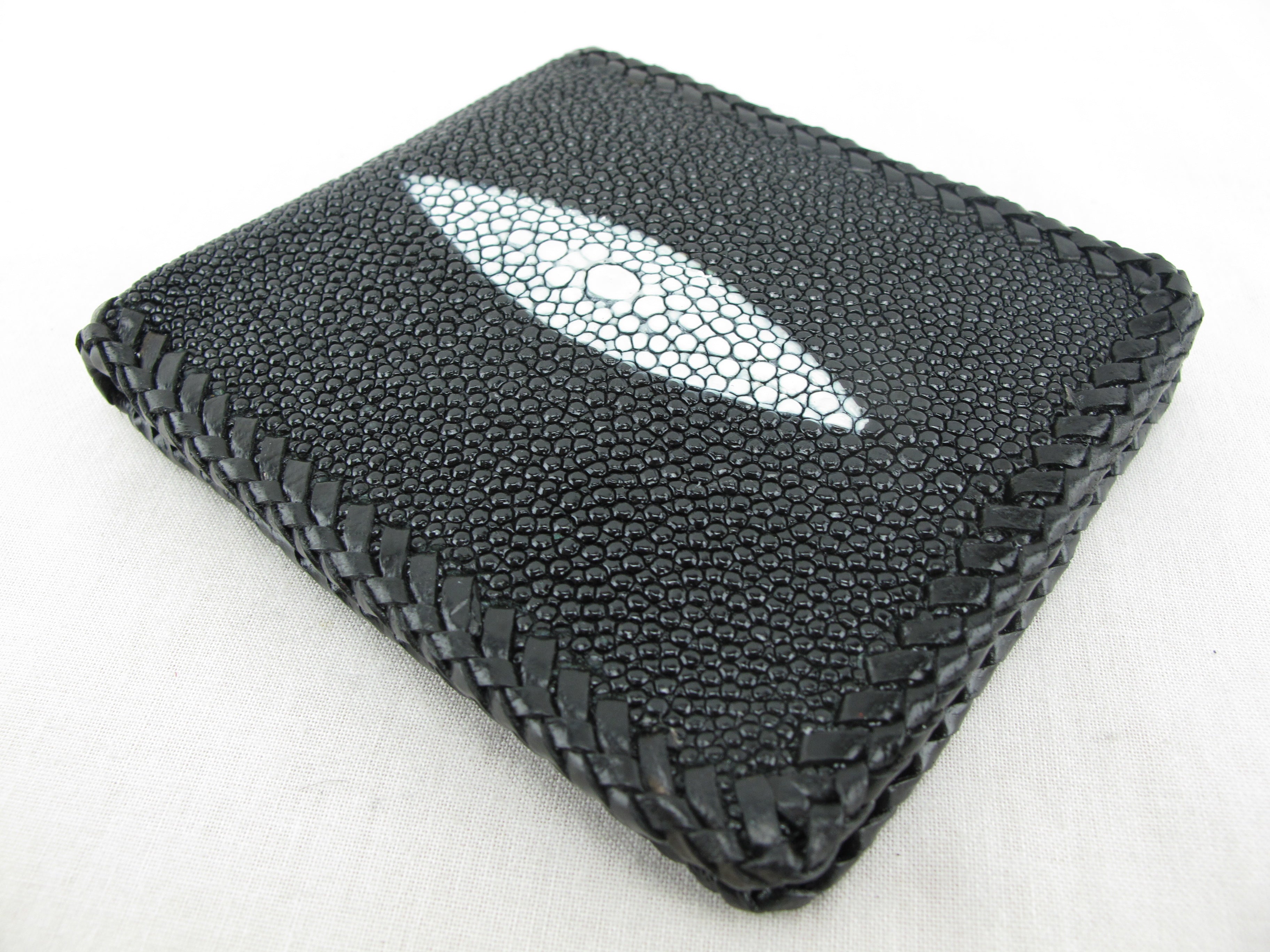 Genuine Stingray Skin Leather Handmade Bifold Men's Wallet – PELGIO